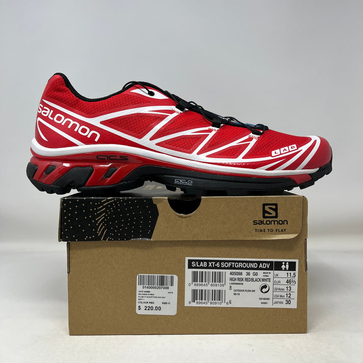 Salomon S/Lab XT-6 Softground LT Adv Red - Durable Trail Shoes ...
