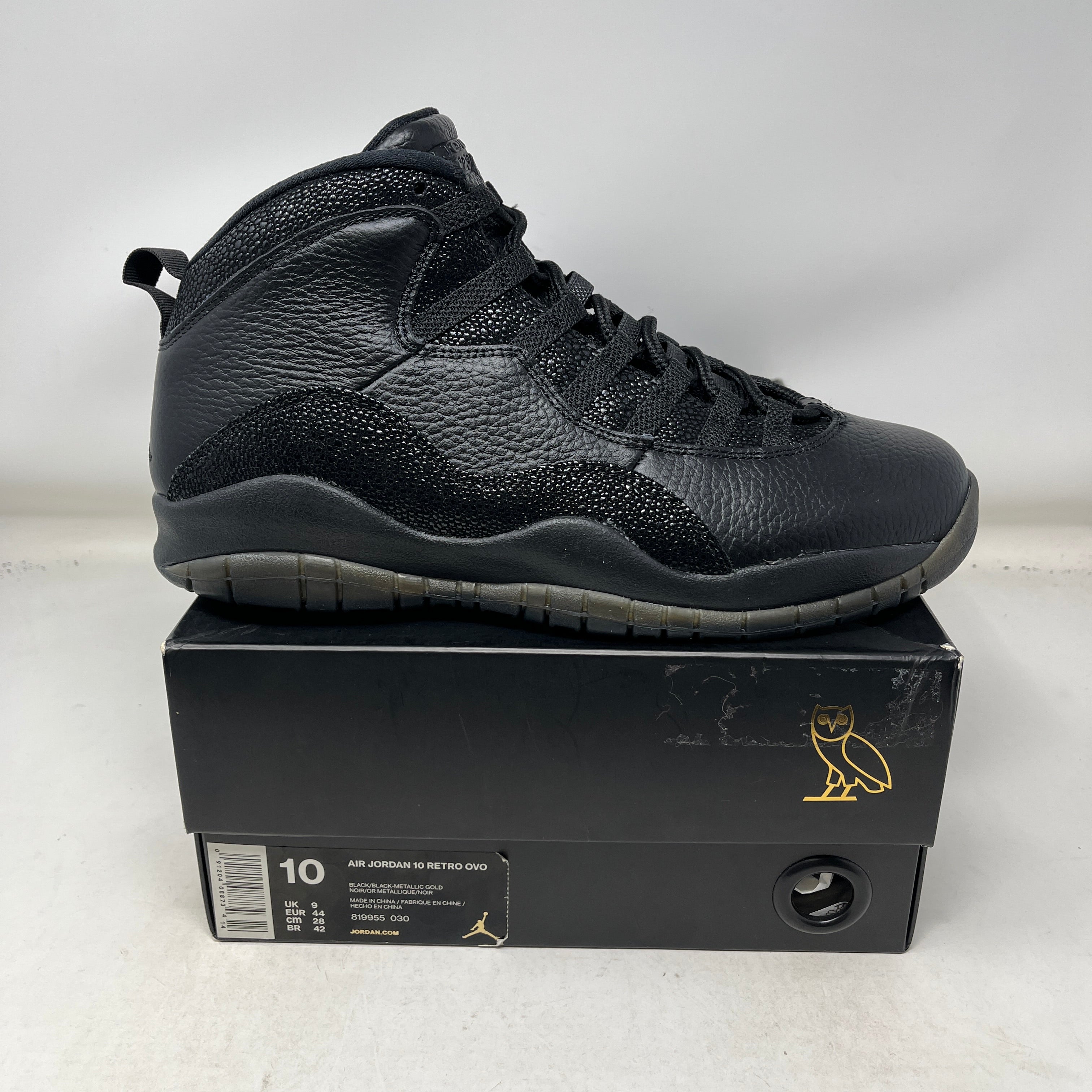 Jordan 10 Retro Drake OVO Black – Sneaker Souffle